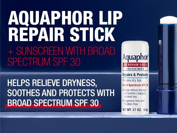 AQUAPHOR® – Lip Repair Stick + Sunscreen SPF30 Fragrance Free – SKIN TREATS